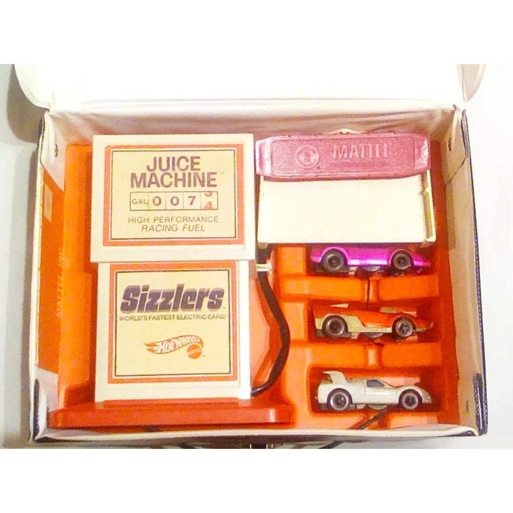 Vintage Hot Wheels Sizzlers Toy Race Car Case W/3 Car… - Gem